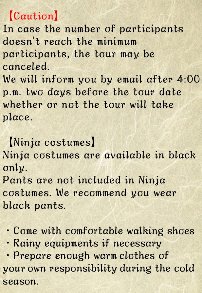NINJA WALK：2.5 hours Short course | NINJA WALK